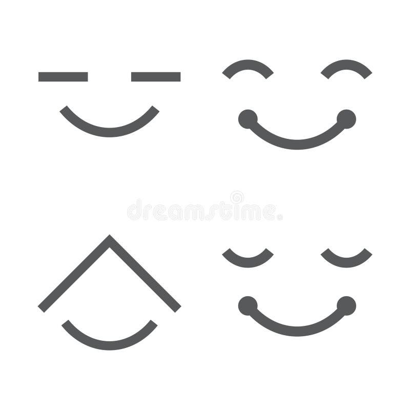 Smile Logo Template Icon stock vector. Illustration of social - 352494800