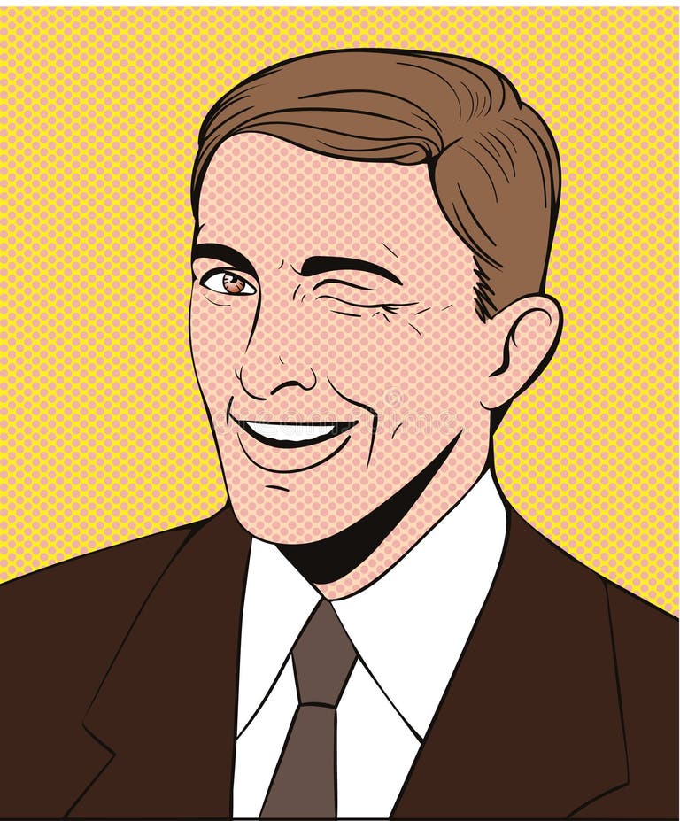 Men Wink Stock Illustrations – 197 Men Wink Stock Illustrations ...