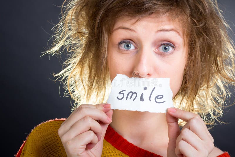 Smile note stock image. Image of smile, note, good, marker - 48936667