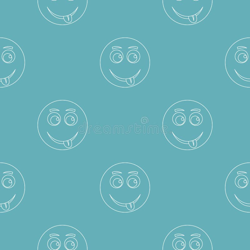 Smile Pattern Vector Seamless Stock Vector - Illustration of laugh ...