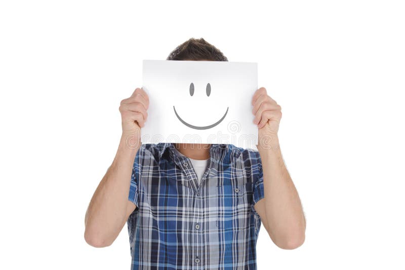 Smile on poster. stock photo. Image of hair, making, male - 32810196