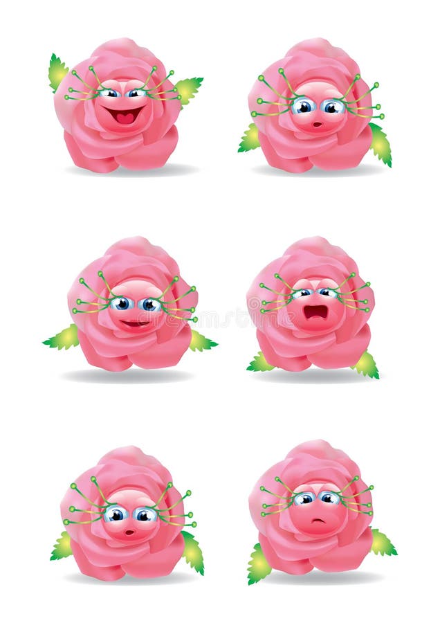 Smile rose stock vector. Illustration of girl, beautiful - 11779303