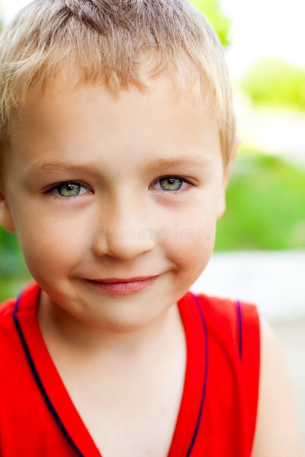 Smile of Serene Cute Beautiful Child Stock Photo - Image of little ...