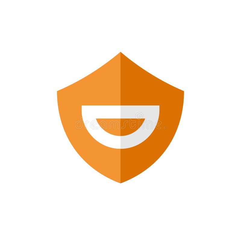 Smile Shield Logo Design, Security Protection Concept Stock Vector ...