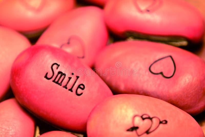 Smile seed stock photo. Image of natural, live, stamped - 46742190