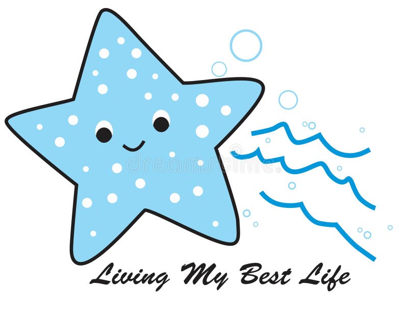 Smile Star Print Illustrations Vector Art Stock Vector - Illustration ...