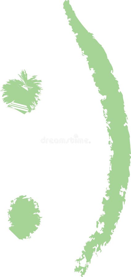 Smile Symbols Crayon Hand Drawn Stock Vector - Illustration of face ...