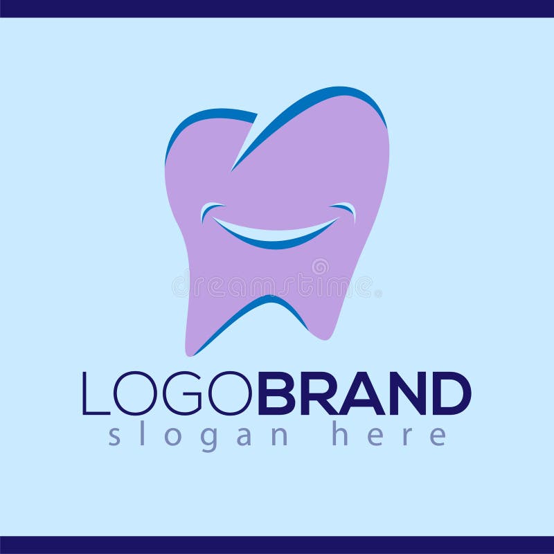 Smile Tooth Dental Logo Vector Icon Template Stock Vector ...