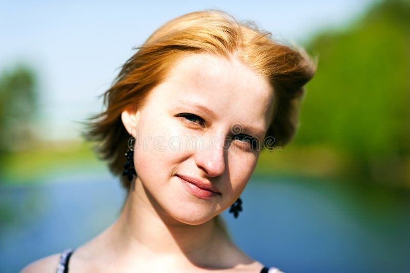 Smile under the sun stock image. Image of colorful, portrait - 24980681
