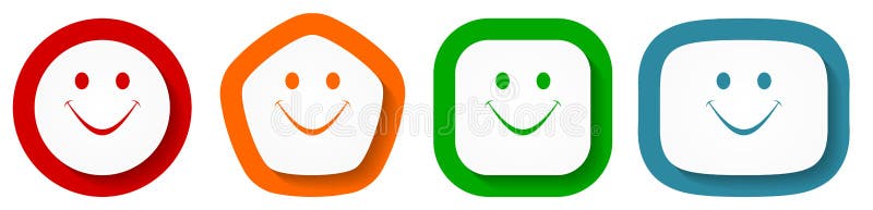 Smile buttons stock vector. Illustration of face, emoticon - 10663087