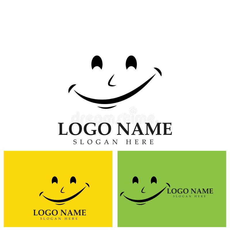Smile Vector Image Logo and Symbol Illustration Design Template in ...