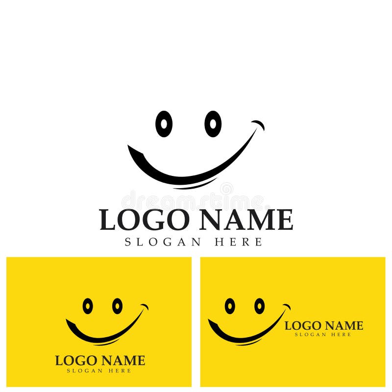 Smile Vector Image Logo and Symbol Illustration Design Template in ...