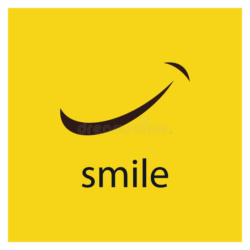 Smile Vector Image Logo and Symbol Stock Illustration - Illustration of ...