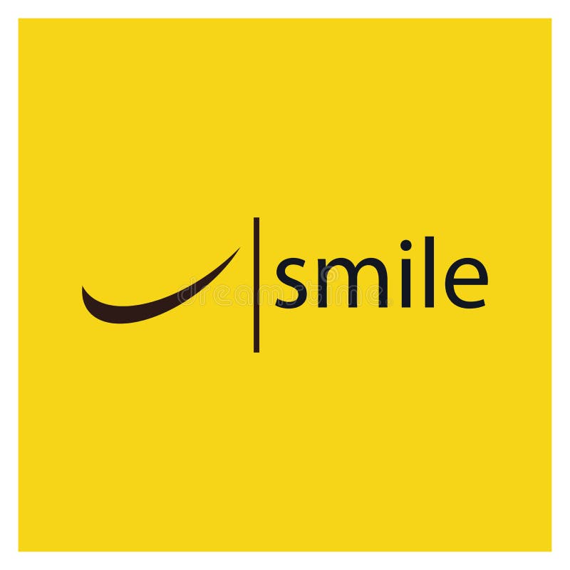 Smile Vector Image Logo and Symbol Stock Illustration - Illustration of ...