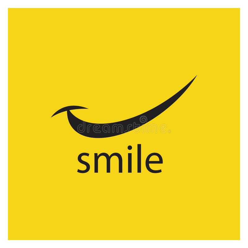 Smile Vector Image Logo and Symbol Stock Illustration - Illustration of ...