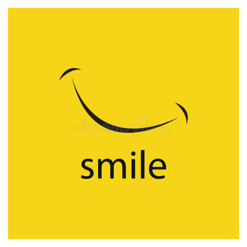 Smile Vector Image Logo and Symbol Stock Illustration - Illustration of ...