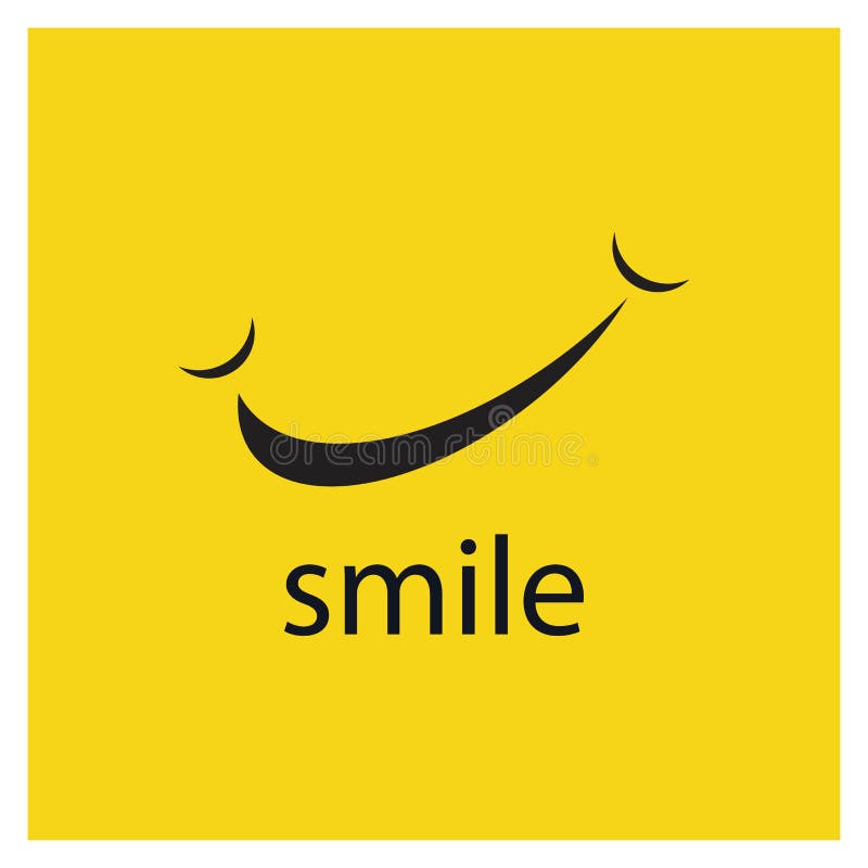 Smile Vector Image Logo and Symbol Stock Illustration - Illustration of ...