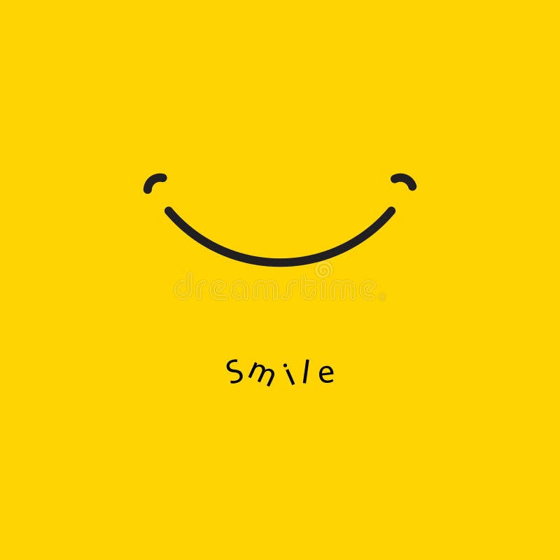 Smile Vector Design Illustration Stock Illustration - Illustration of ...