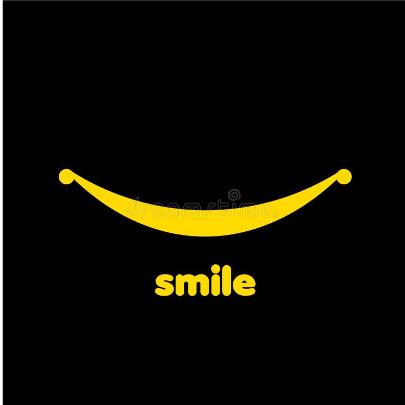 Smile Vector Template Design Illustration Stock Vector - Illustration ...