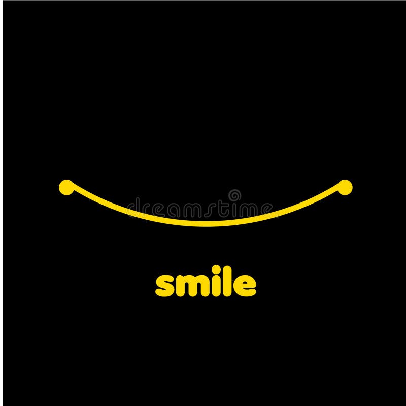 Smile Vector Template Design Illustration Stock Illustration ...