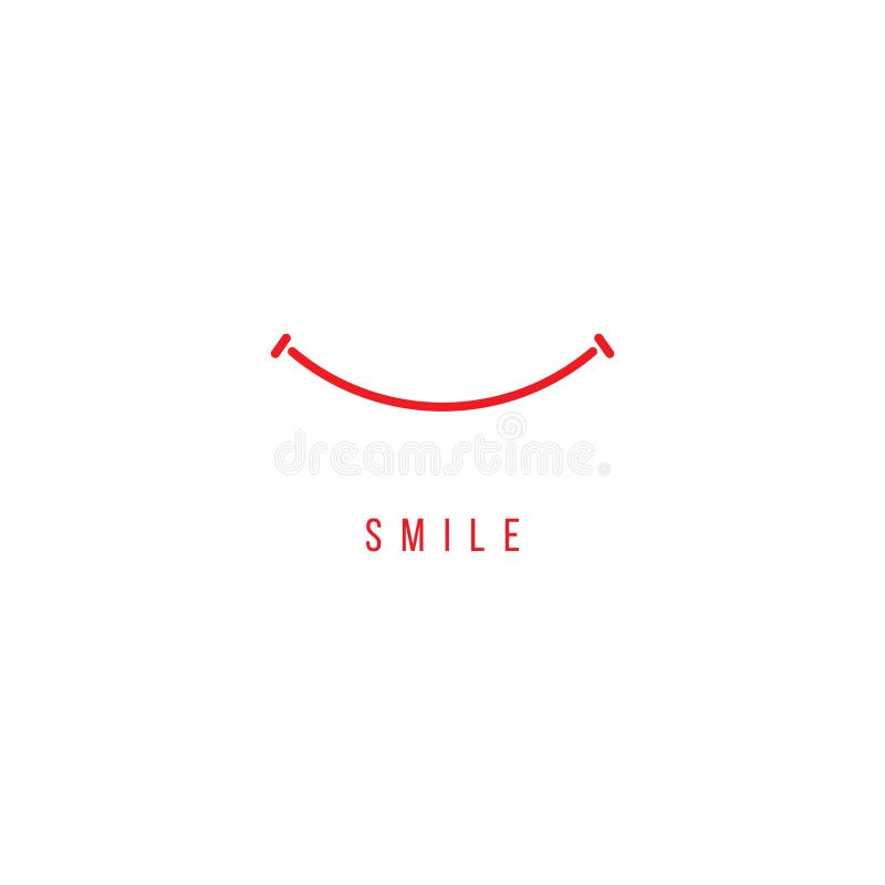 Smile Vector Template Design Illustration Stock Vector - Illustration ...