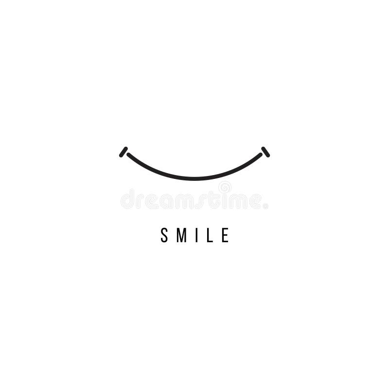 Smile Vector Template Design Illustration Stock Vector - Illustration ...