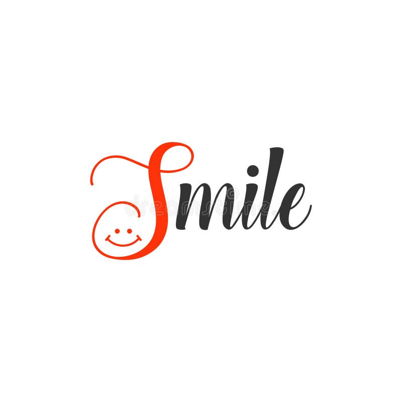 Smile Vector Template Design Illustration Stock Vector - Illustration ...
