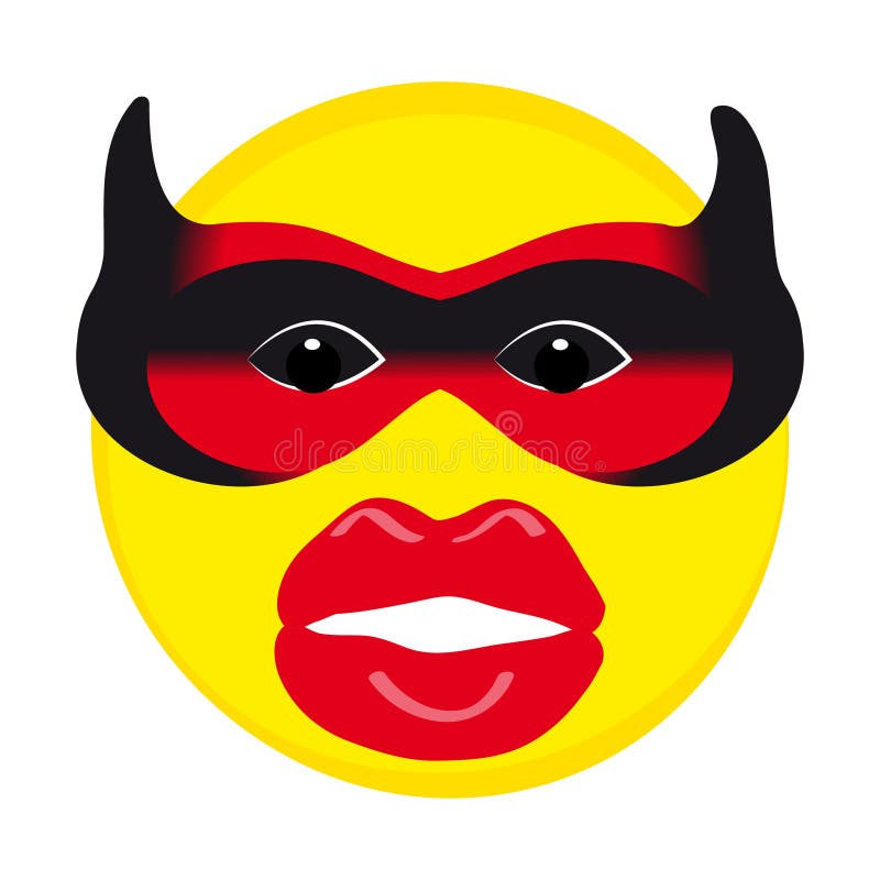 Smile on white background stock vector. Illustration of emotion - 88502399