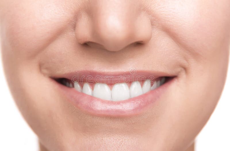 Smile with White Healthy Teeth. Stock Image - Image of young, laugh ...