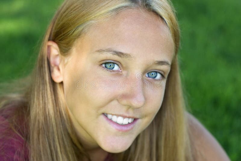 A Pleased Smile upon One S Face Stock Image - Image of eyes, person: 792697