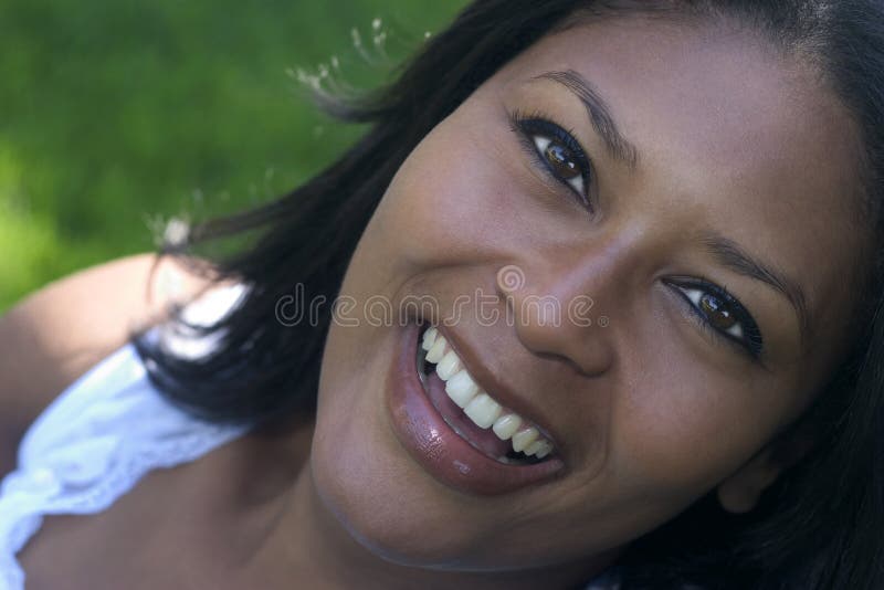 Woman with a big smile stock image. Image of smiling - 25241673