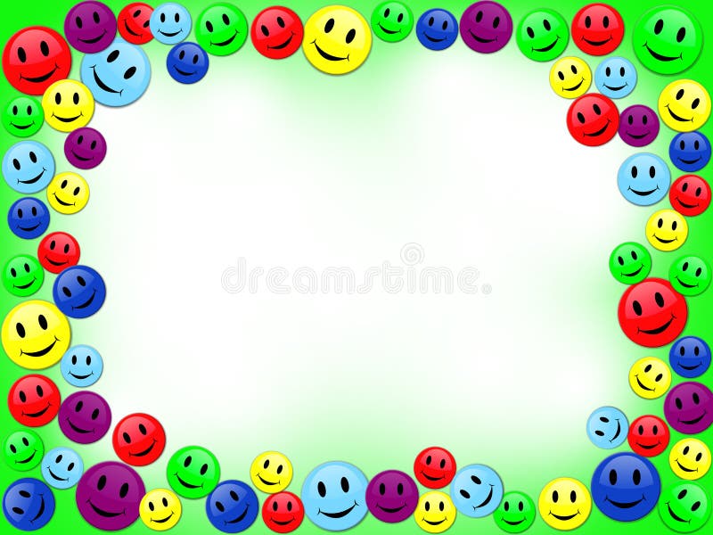 Set of Color Smiles with Different Expressions Stock Illustration ...