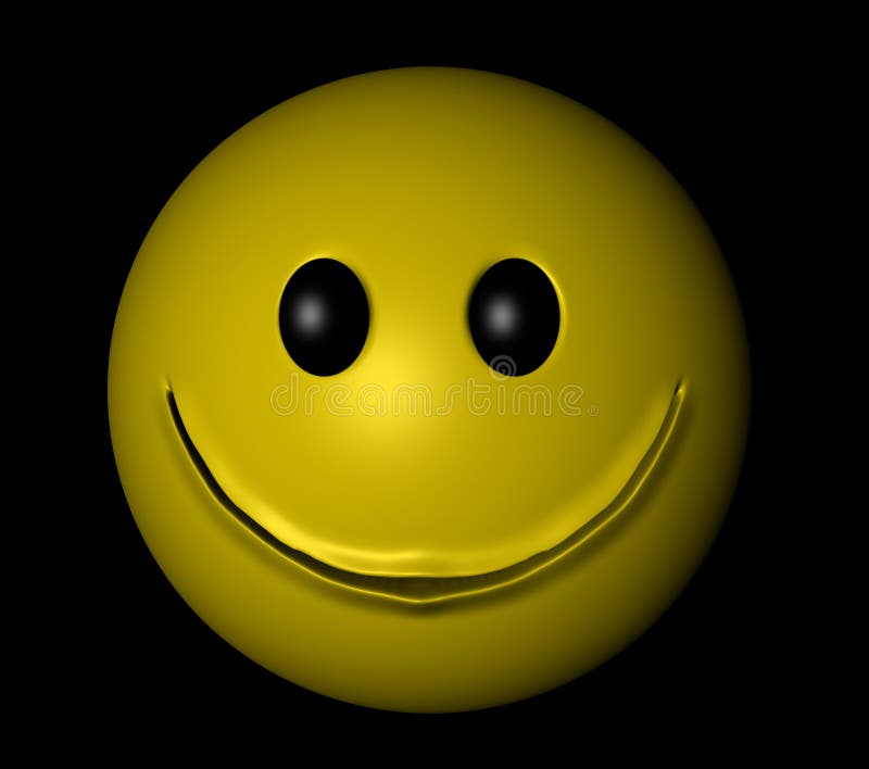 Yellow smiley face stock vector. Illustration of human - 17437981