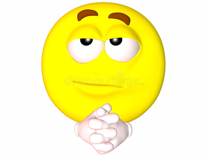 Refuse emoticon stock vector. Illustration of comic, cartoon - 37540068