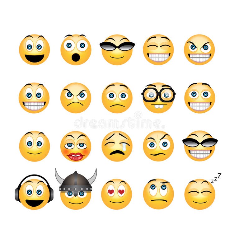 Smiley stock vector. Illustration of laughing, abnormal - 8784700