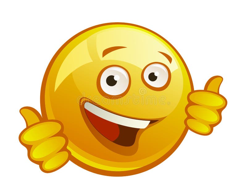 El Smiley Alegre Coge La Bola Ilustración del Vector - Ilustración de ...