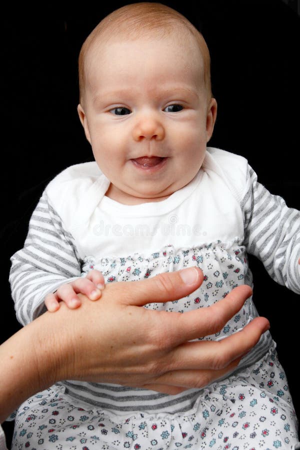 Smiley baby stock image. Image of male, hands, eyes, funny - 11155917