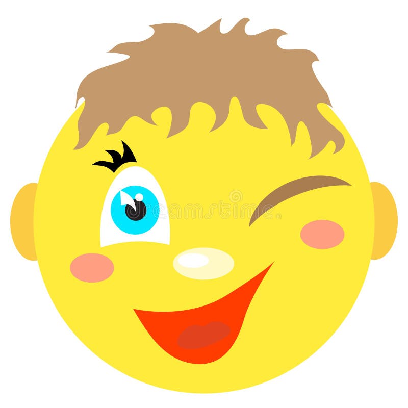 Boy Winks Stock Illustrations – 124 Boy Winks Stock Illustrations ...