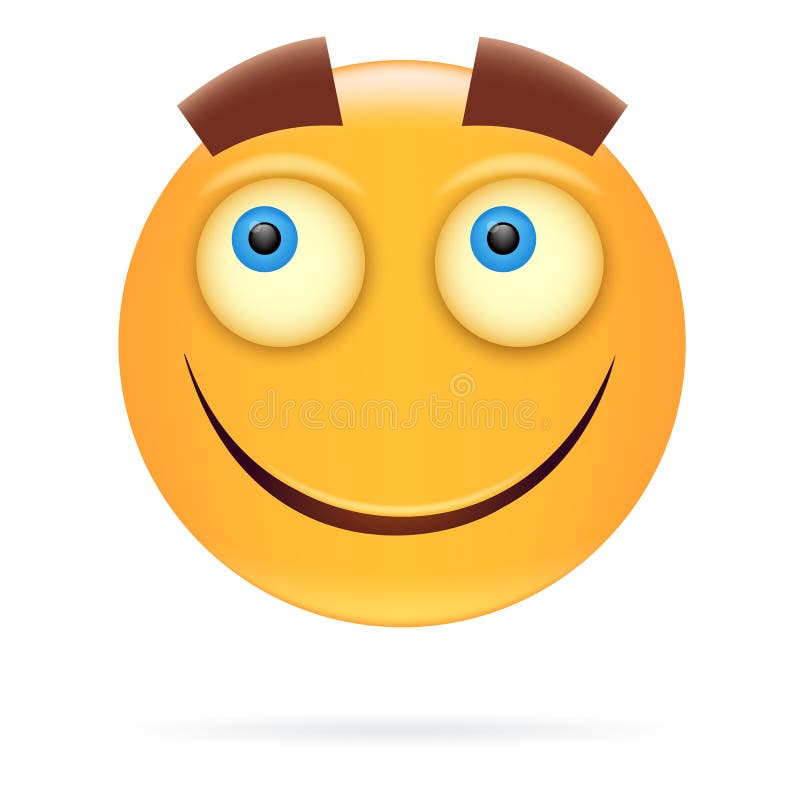 Smiley. Character Design. Icon Style. Happy Face Vector Illustration ...
