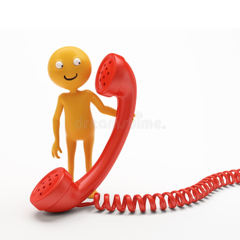 3d Smiley phone stock vector. Illustration of isolated - 38945439