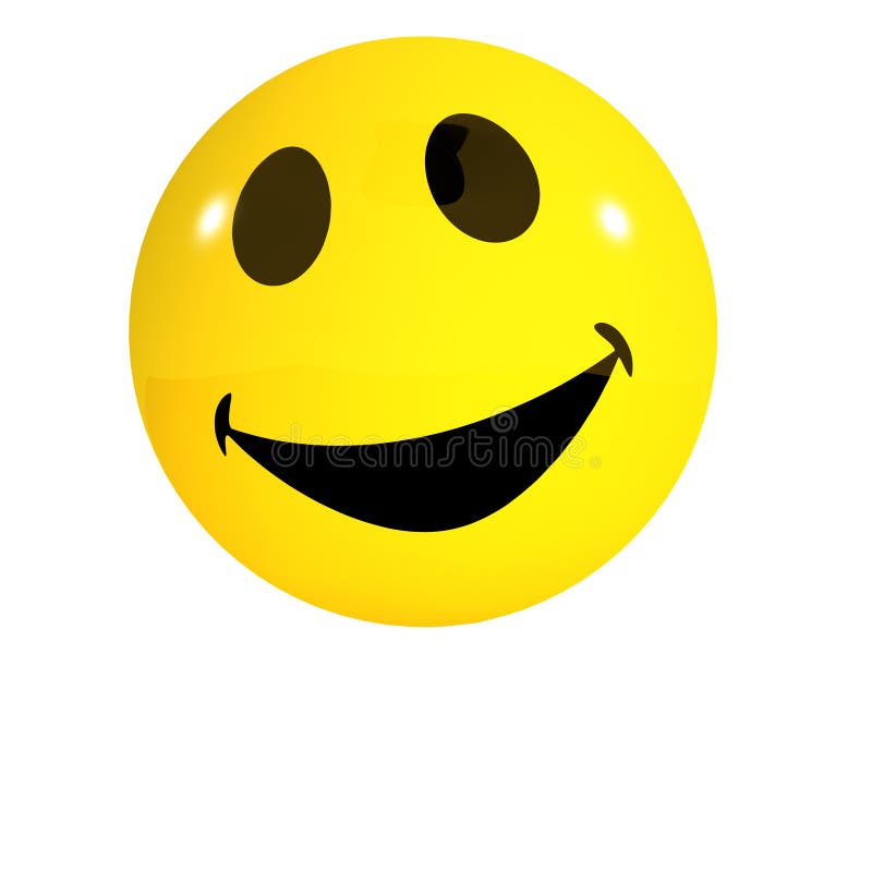 Smiley 3d riant illustration stock. Illustration du sourire - 41776069
