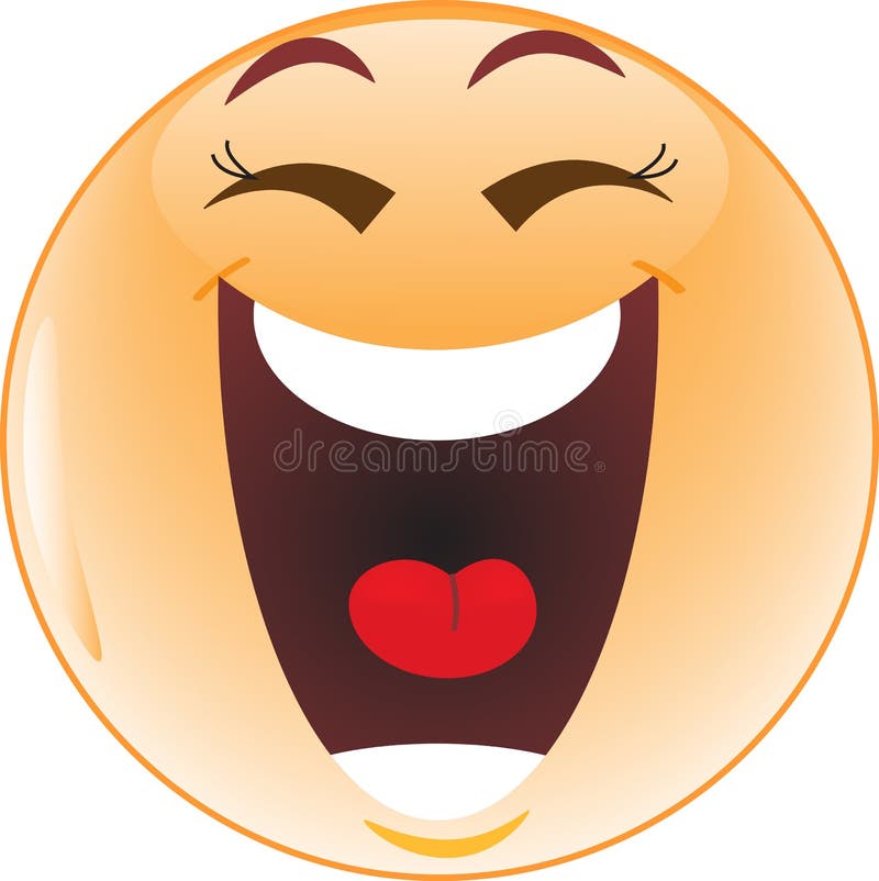 Smiley de riso ilustração stock. Ilustração de humor - 36182688