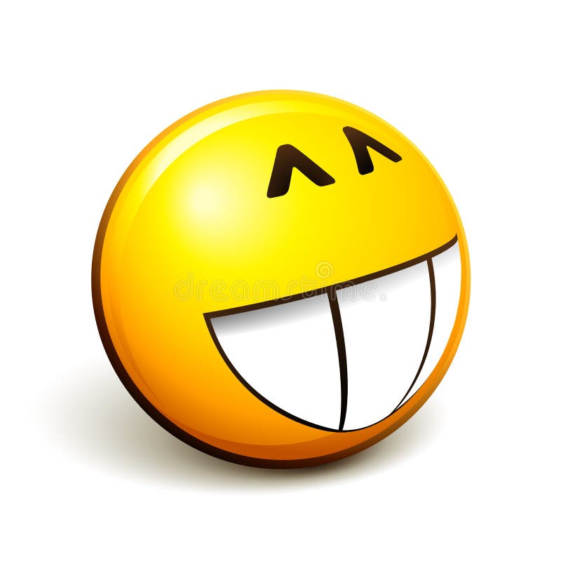 Face do smiley do Emoticon ilustração do vetor. Ilustração de vetor ...