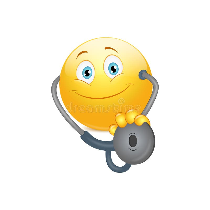Smiley doctor. stock vector. Illustration of isolated - 48227018