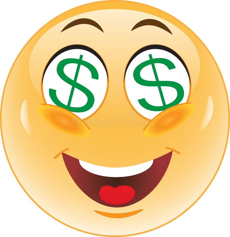 Smiley dollar money stock vector. Image of capital, emotions - 36215909