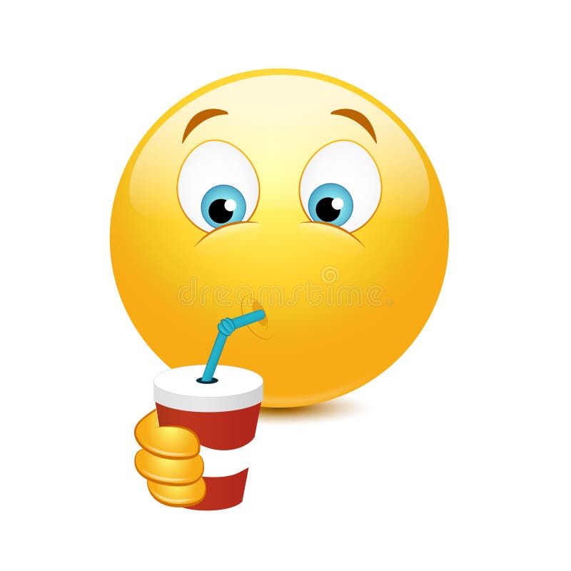 Drinking Smiley Face