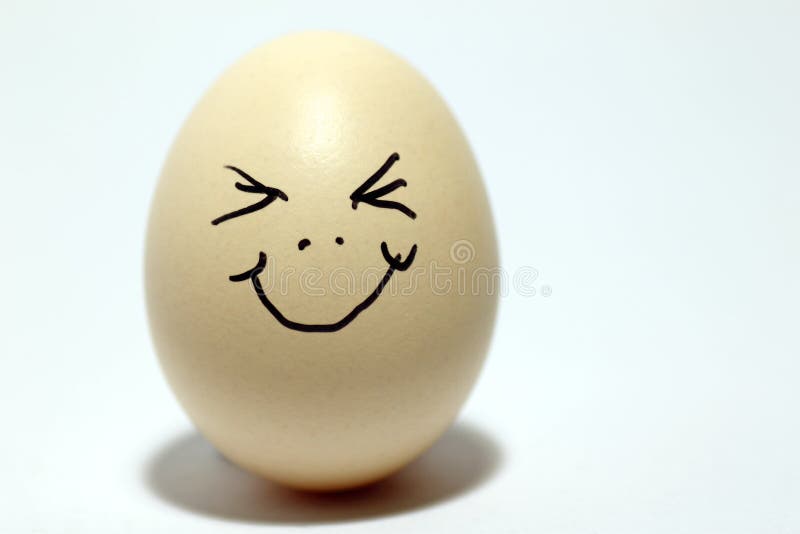Smiley egg stock image. Image of grimace, hatch, lovely - 14485401