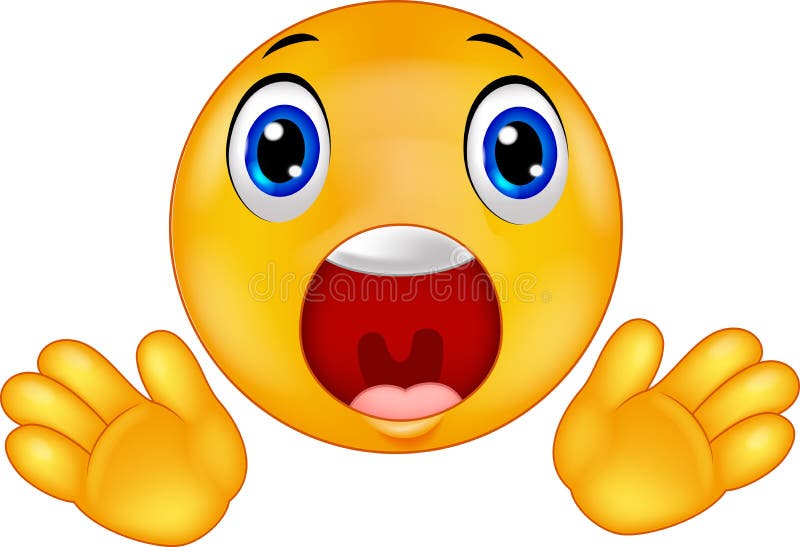 Playful Emoticon Smiley Cartoon Jokingly Stuck Out Its Tongue Stock ...