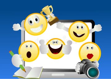 Smiley Face Camera Stock Illustrations – 725 Smiley Face Camera Stock ...