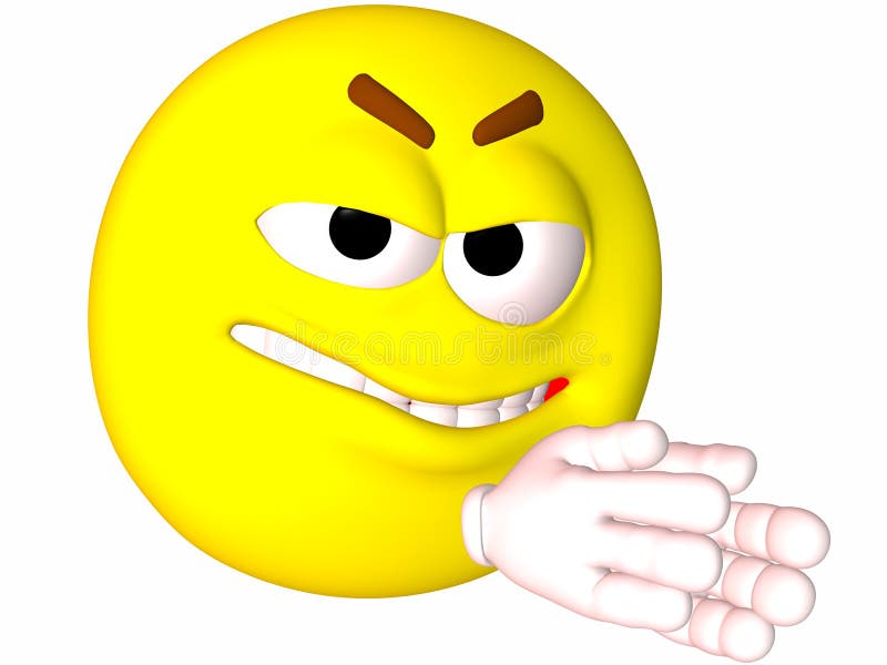 Smiley-Evil Scheme stock illustration. Illustration of poser - 8005813